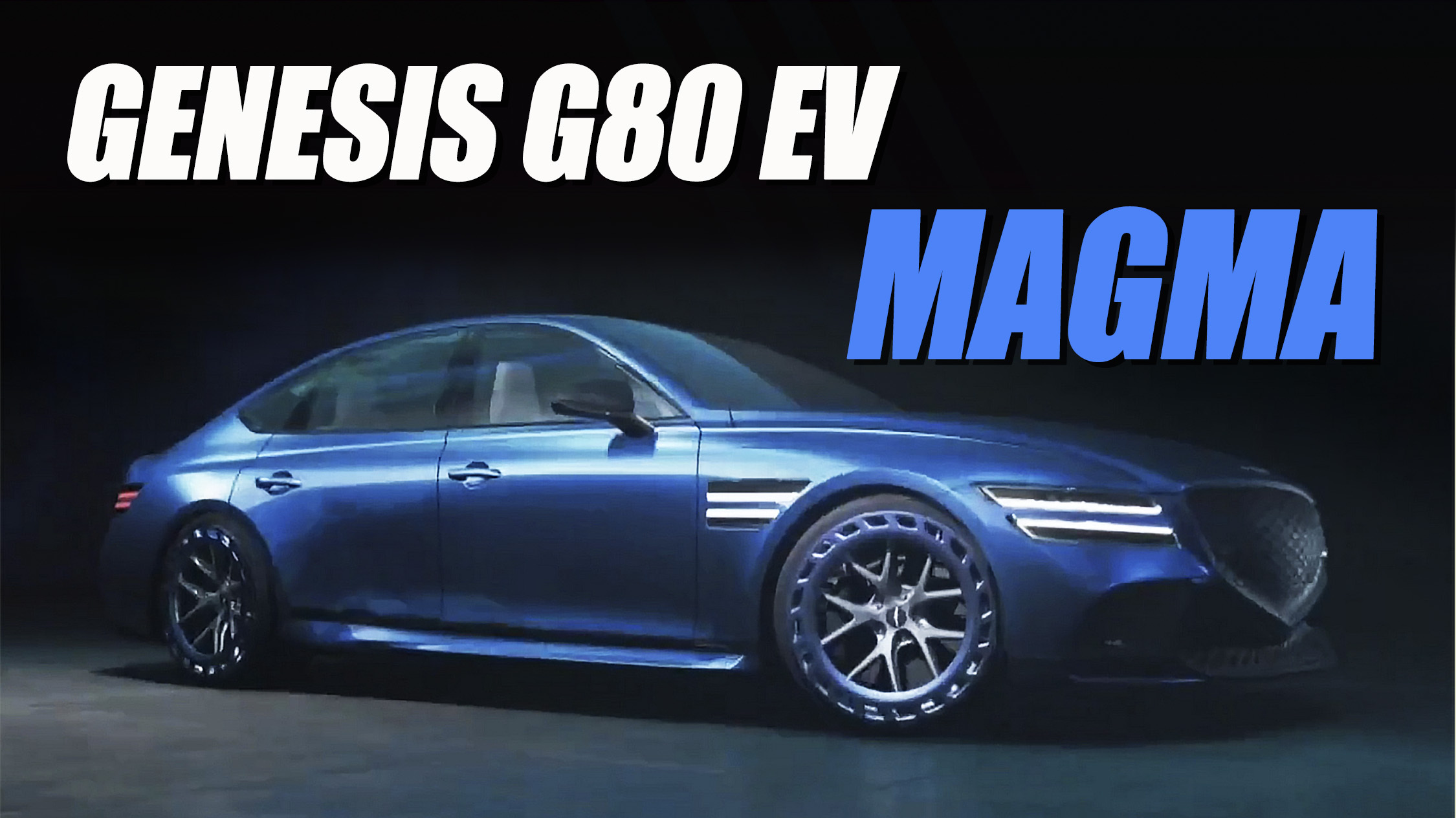 Genesis G80 Magma Hints At Performance Electric Sedan | Carscoops