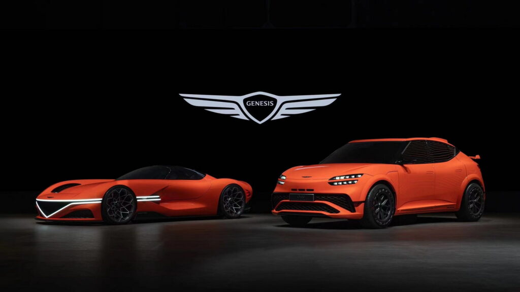 Genesis G80 Magma Hints At Performance Electric Sedan | Carscoops