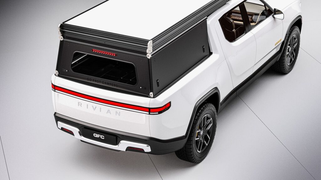 Level Up Your Rivian R1T With This Rooftop Camper And Topper | Carscoops