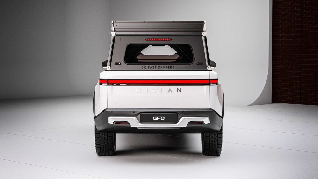 Level Up Your Rivian R1T With This Rooftop Camper And Topper | Carscoops