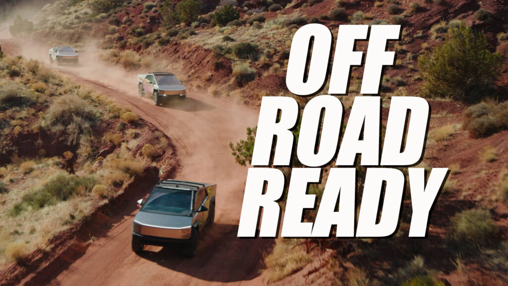 Tesla Trucks Up Cybertruck With New Off-Road And CyberTent Modes ...