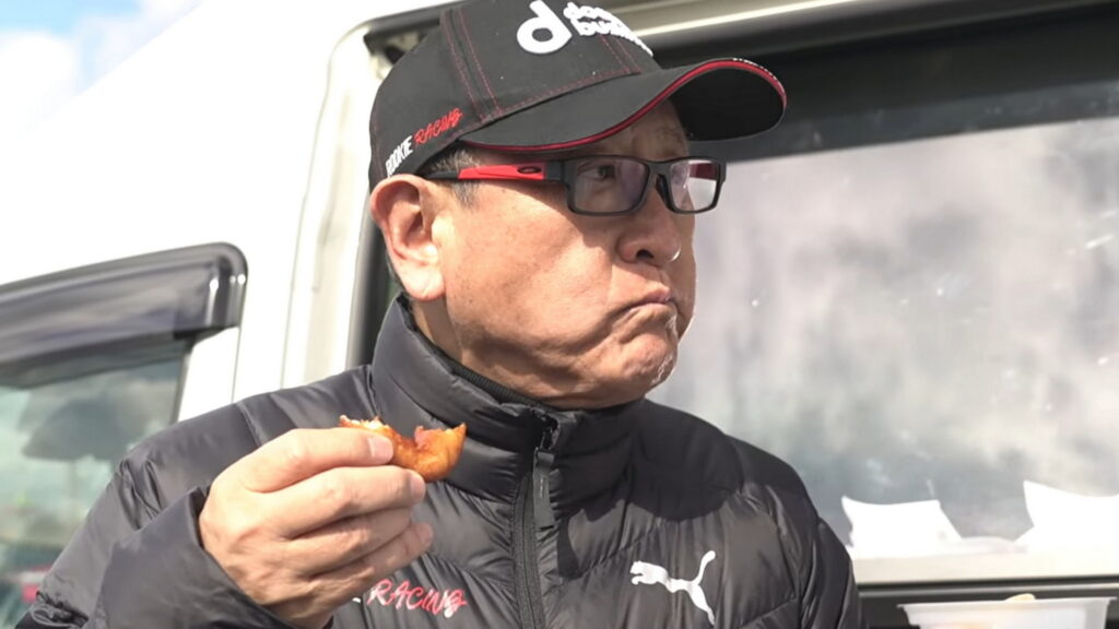 Akio Toyoda Makes Guilt-Free Donuts With Hydrogen Truck | Carscoops