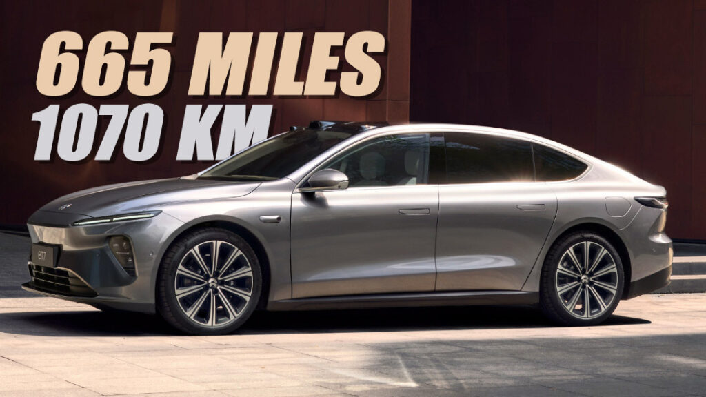 Nio ET7 With Semi-Solid State Batteries Drives 665 Miles In Real-World ...