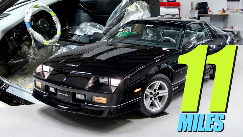 Brand New 1985 Chevy Camaro IROC-Z Discovered In Trailer Now For Sale ...
