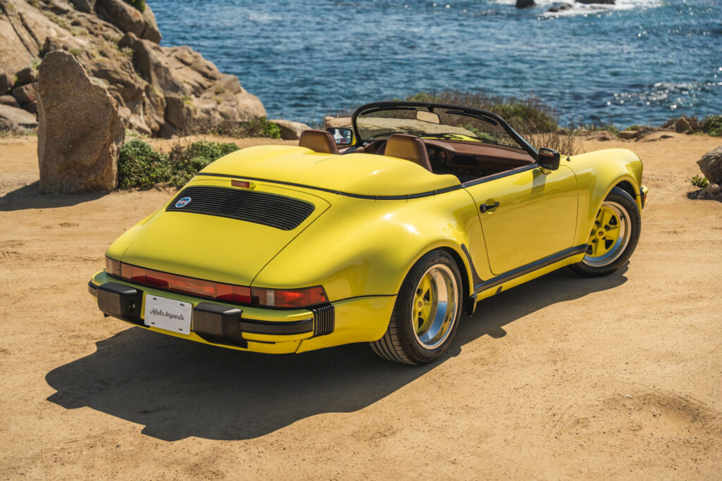 This ’89 Porsche Speedster’s Banana Yellow Paint Is Sure To Split ...