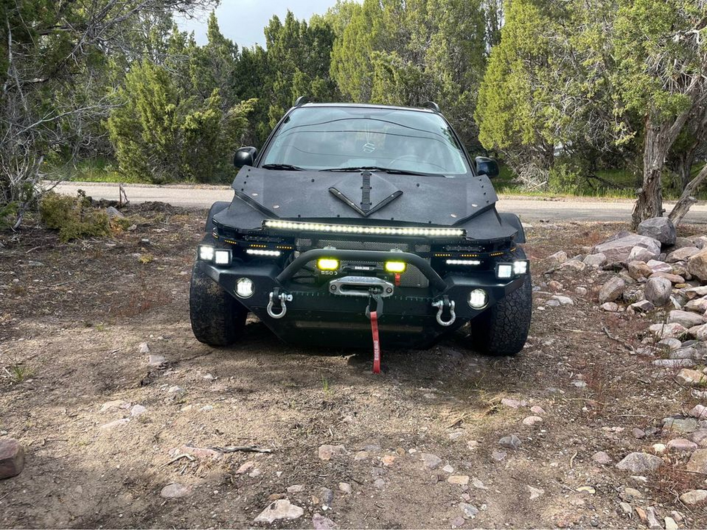 Wrecked Suzuki SX4 Reborn As A Mad Max Ready Battle Car | Carscoops