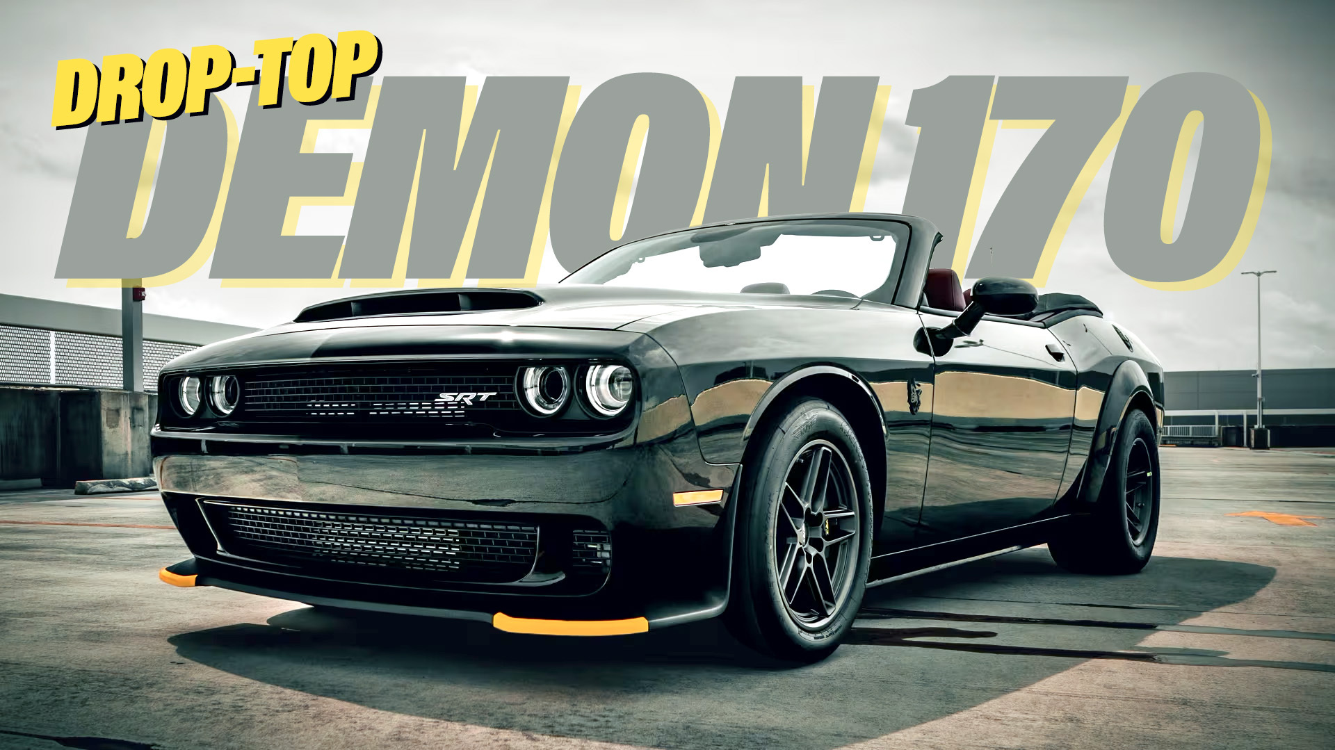 Dodge-Approved Demon 170 Convertible Sells For $242,000 | Carscoops
