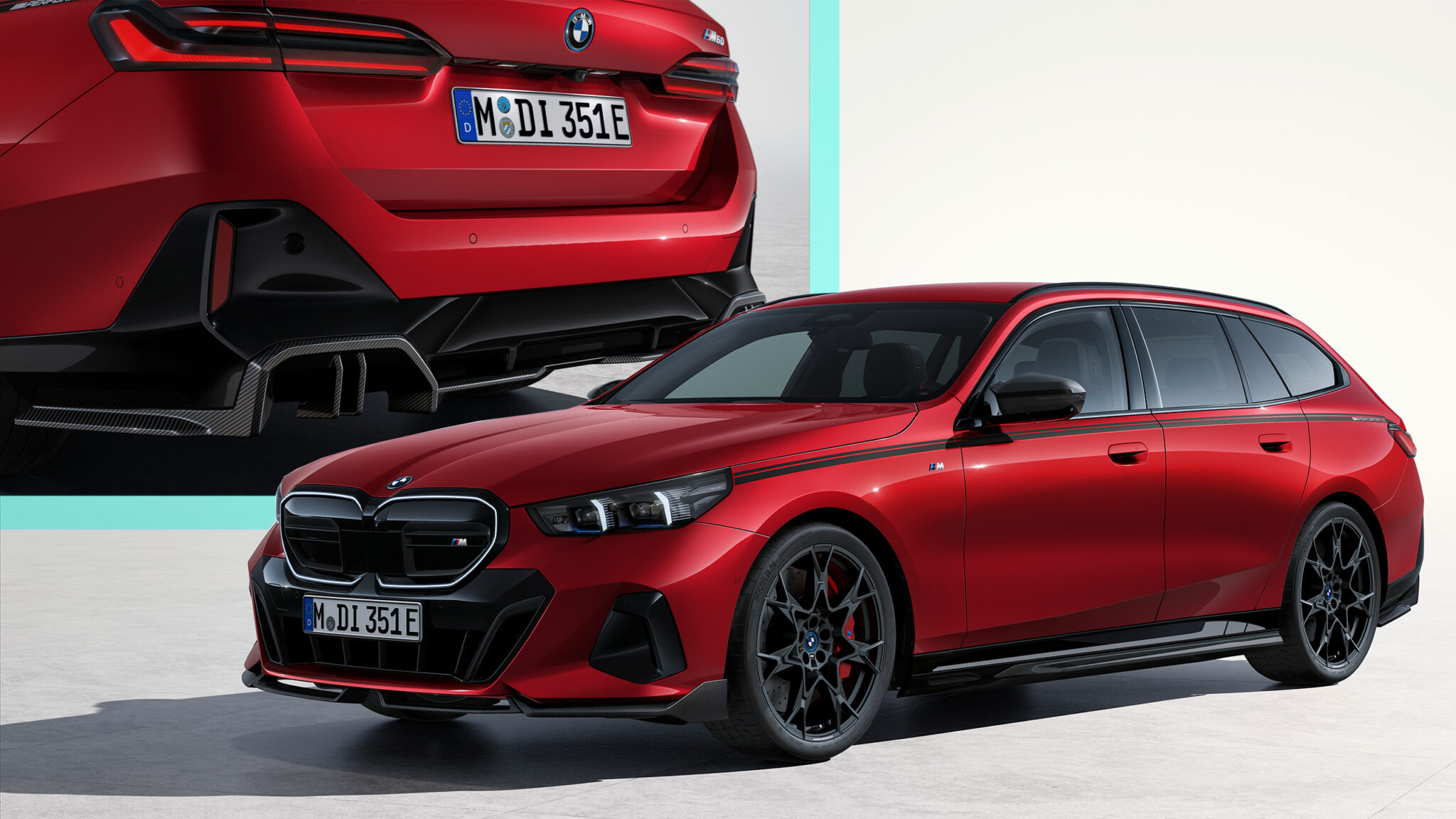 BMW 5-Series And i5 Touring Get New Carbon M Performance Parts | Carscoops