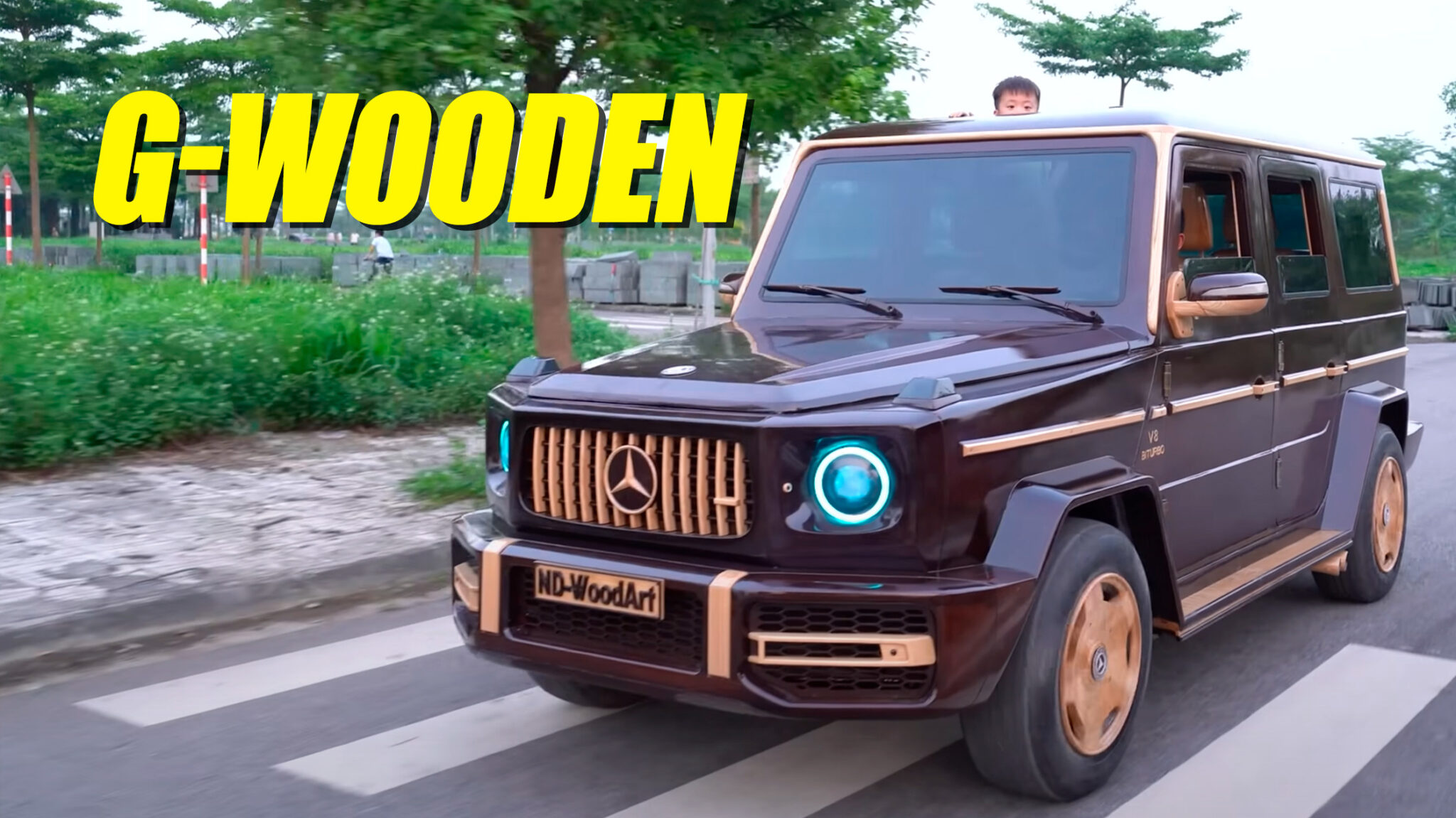 This Mercedes G63 Replica Is So Wood, You Won’t Believe It’s A ...
