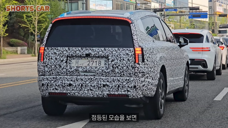 Hyundai Ioniq 7 SUV Drops Some Camo Ahead Of June Debut | Carscoops