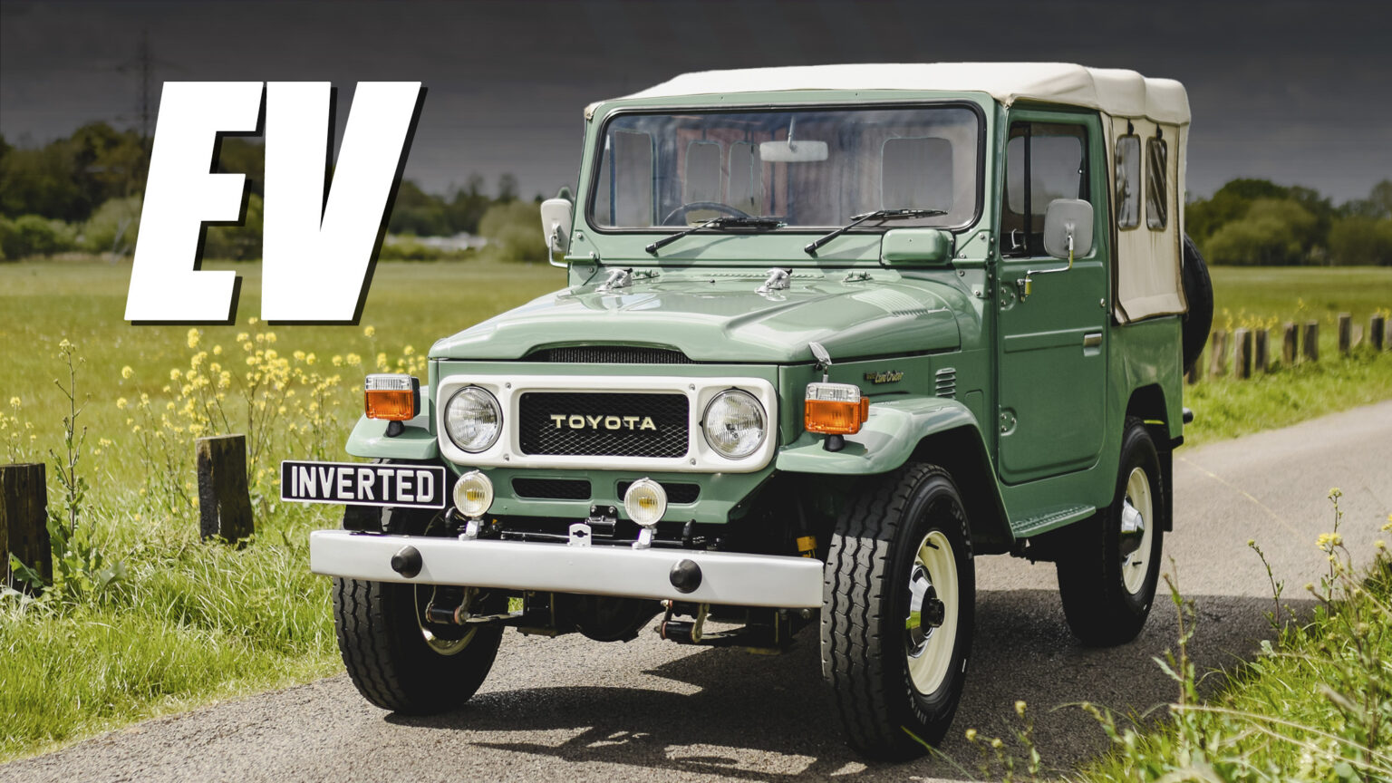 Electric Toyota FJ40: Your Grandpa’s Off-Roader Gets A Tesla Heart ...