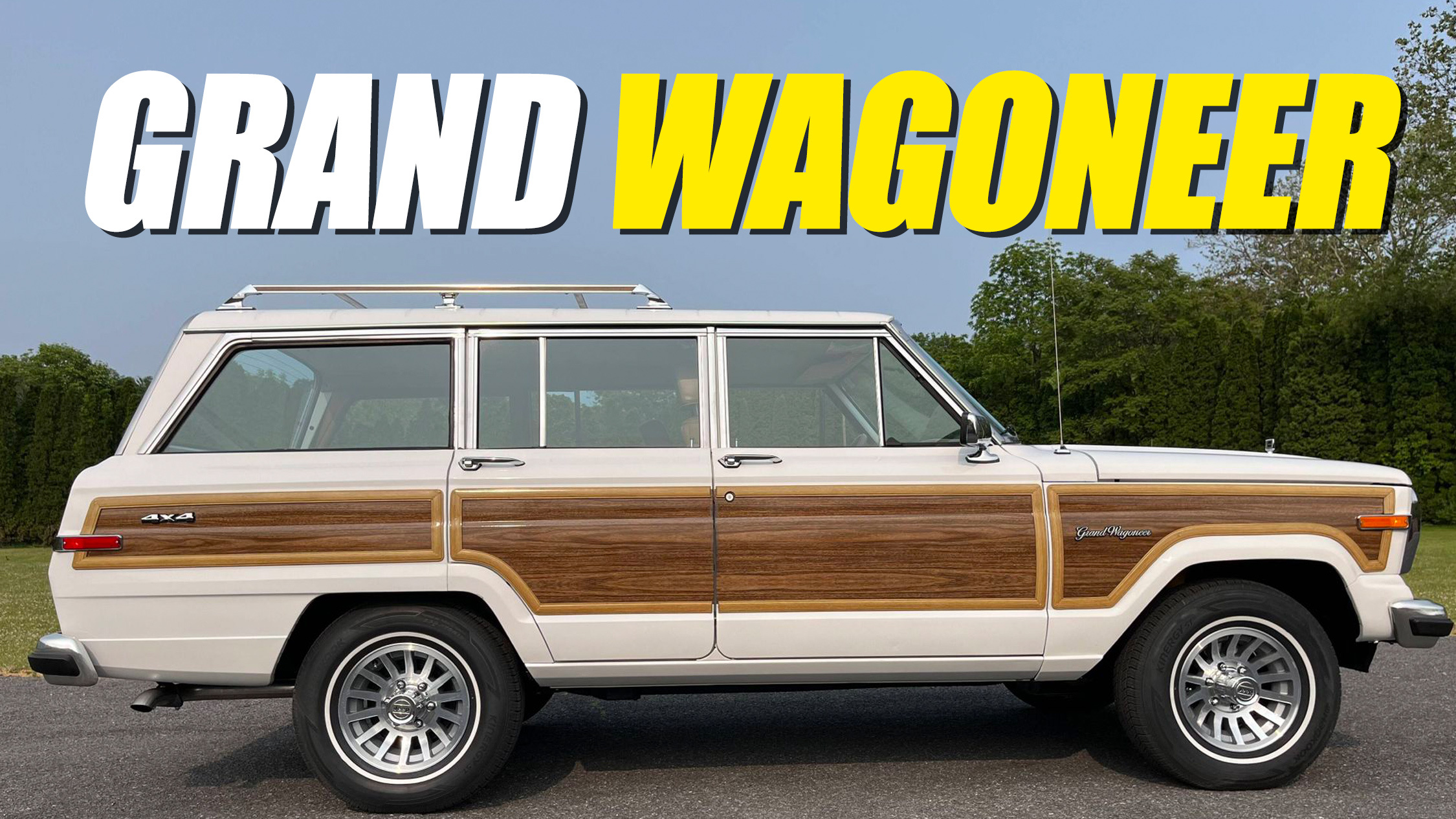 Wood You Believe It? This 1988 Jeep Grand Wagoneer Has Less Than 28,000 ...