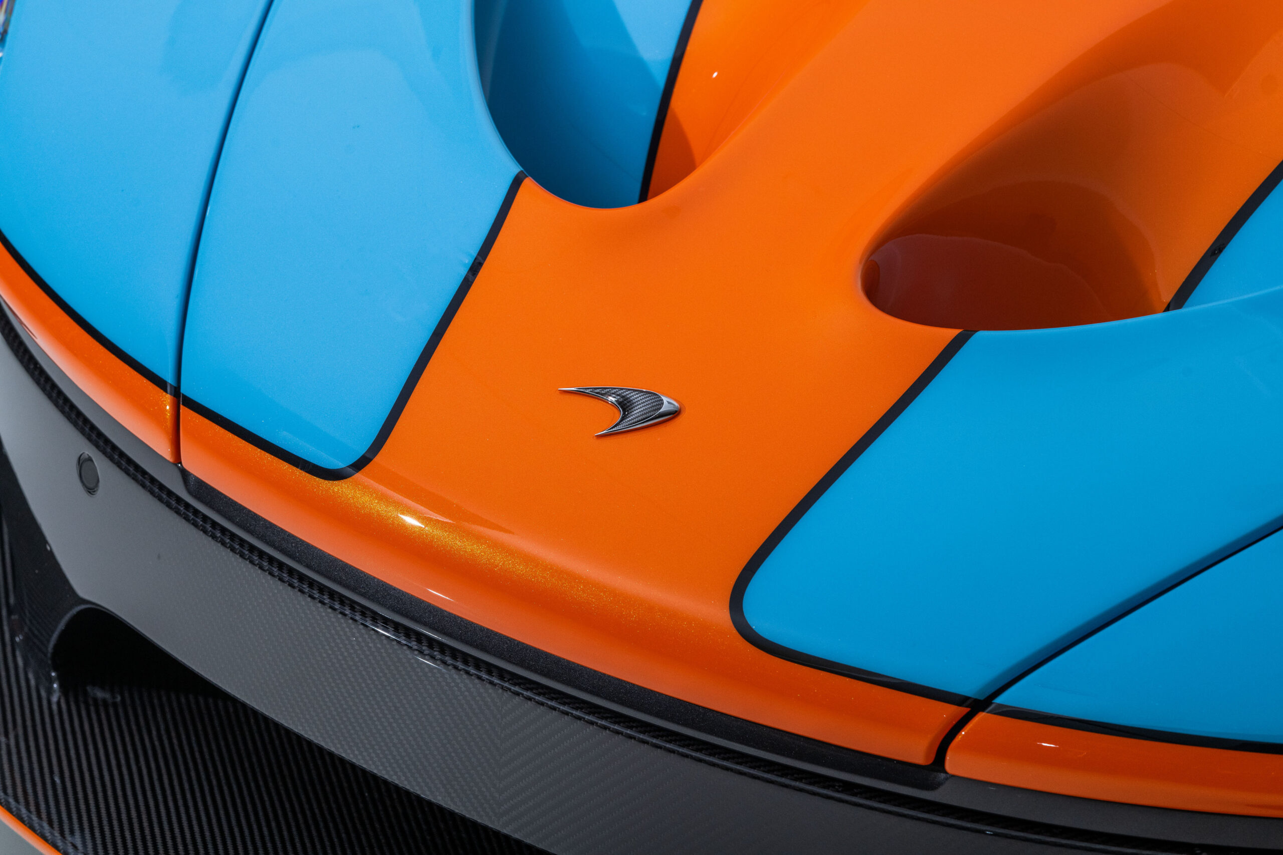 Mclaren P1 Orange And Blue