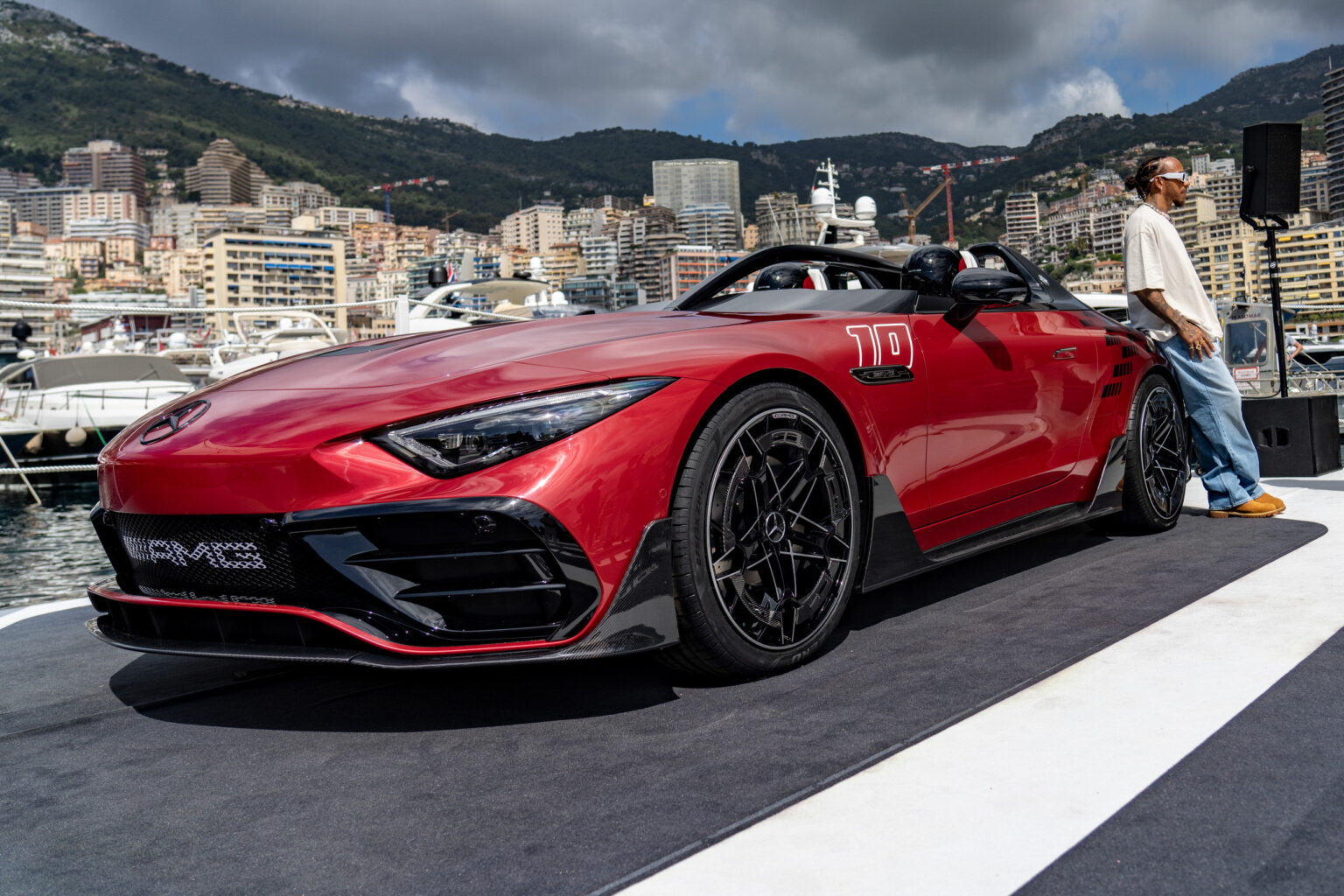 Mercedes-AMG Mythos PureSpeed Is An SL Speedster With An F1 Halo Roof ...