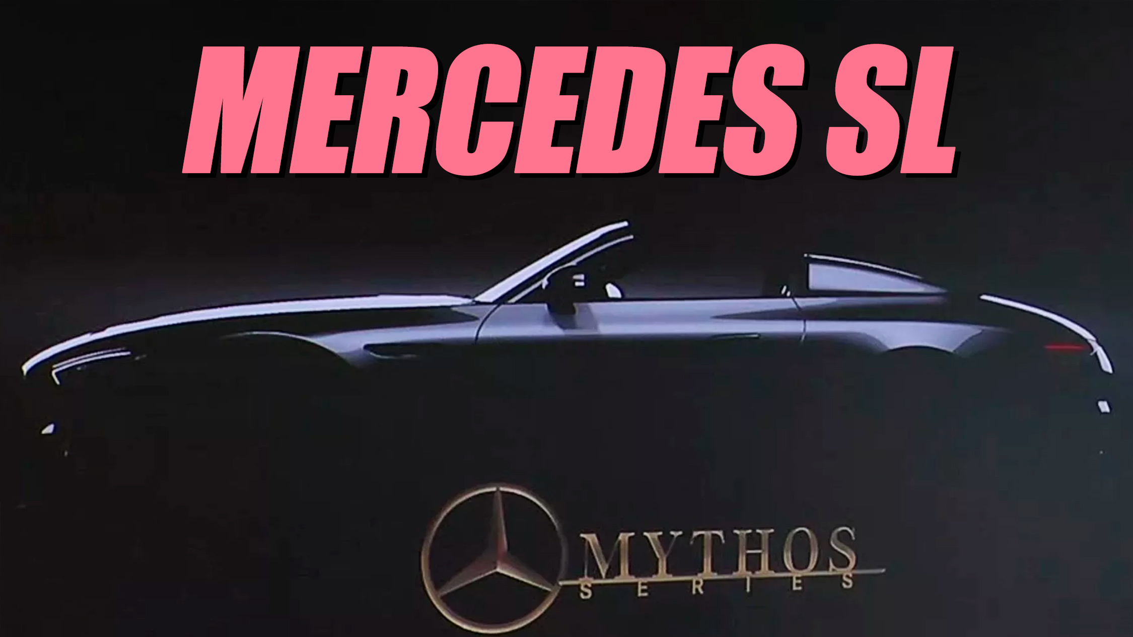 Mercedes SL Mythos To Be Shown To Customers Next Month | Carscoops