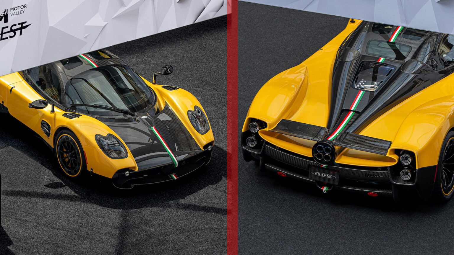 Yellow Pagani Utopia Stuns At Modena Car Festival | Carscoops