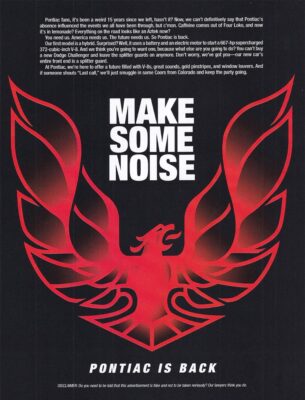 GM Confirms Car & Driver’s “Pontiac Is Back” Ad Was A Spoof | Carscoops