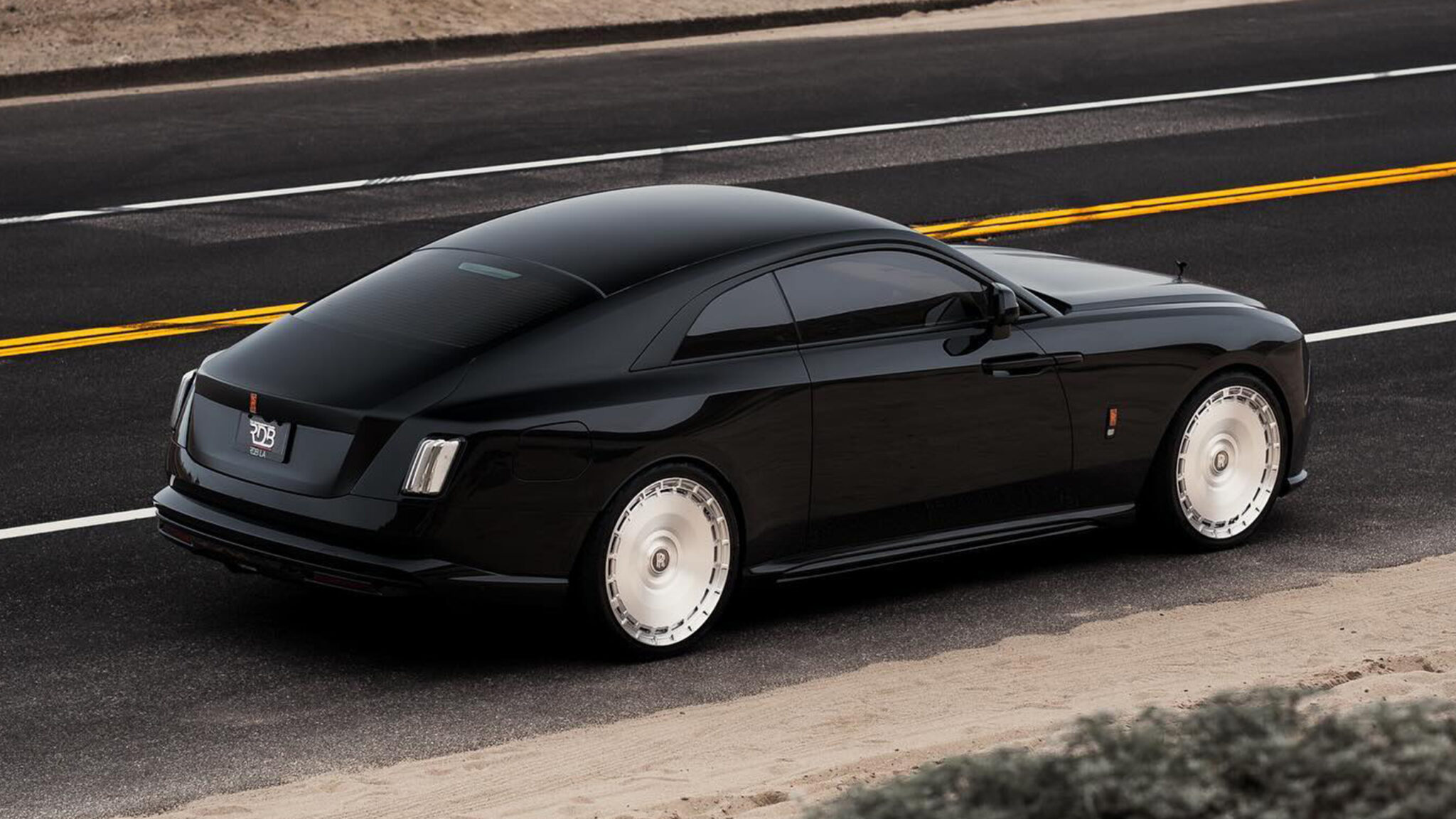 Murdered Out Rolls-Royce Spectre Nails The Disc Wheel Look | Carscoops