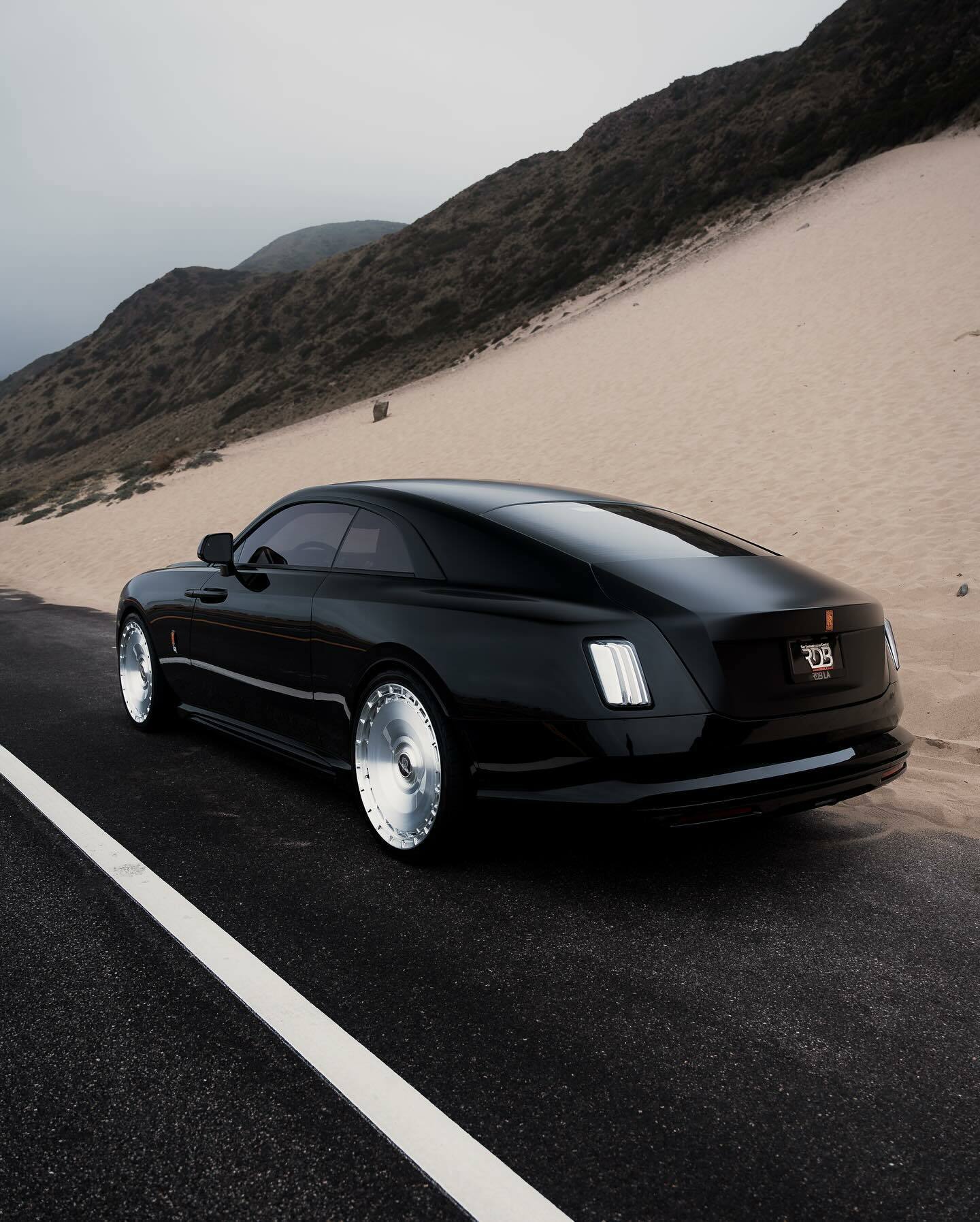 Murdered Out Rolls-Royce Spectre Nails The Disc Wheel Look | Carscoops