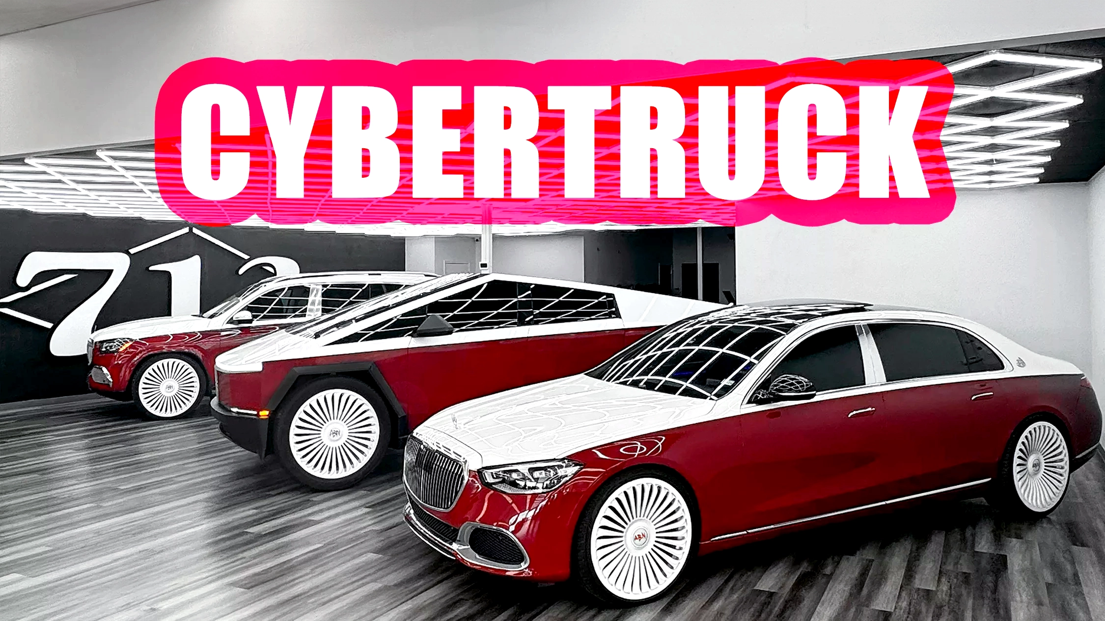 Houston Rapper Color-Matches Cybertruck To His Maybachs | Carscoops