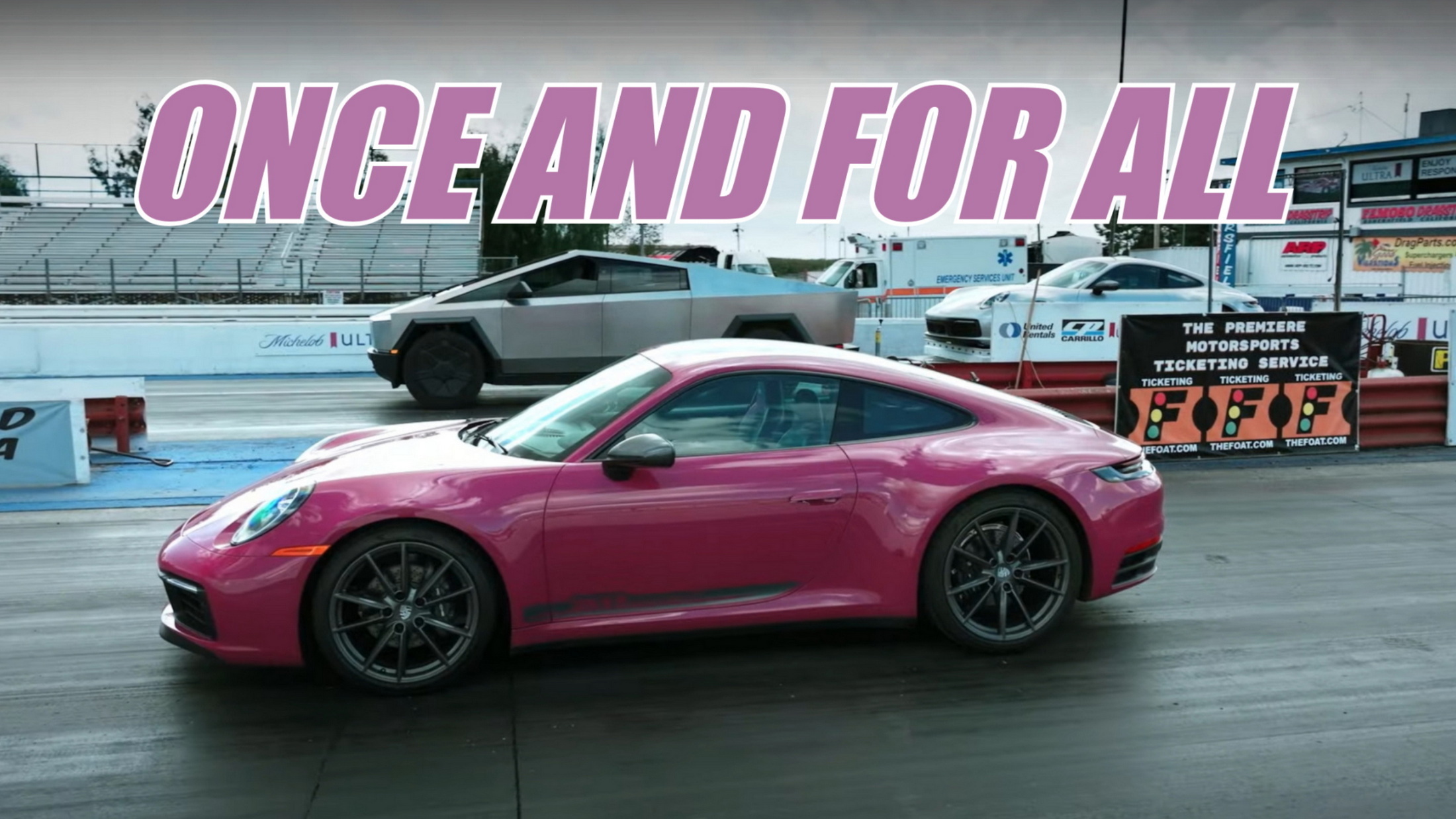 Finally Answered! Can A Tesla Cybertruck Towing A Porsche Really Beat A ...