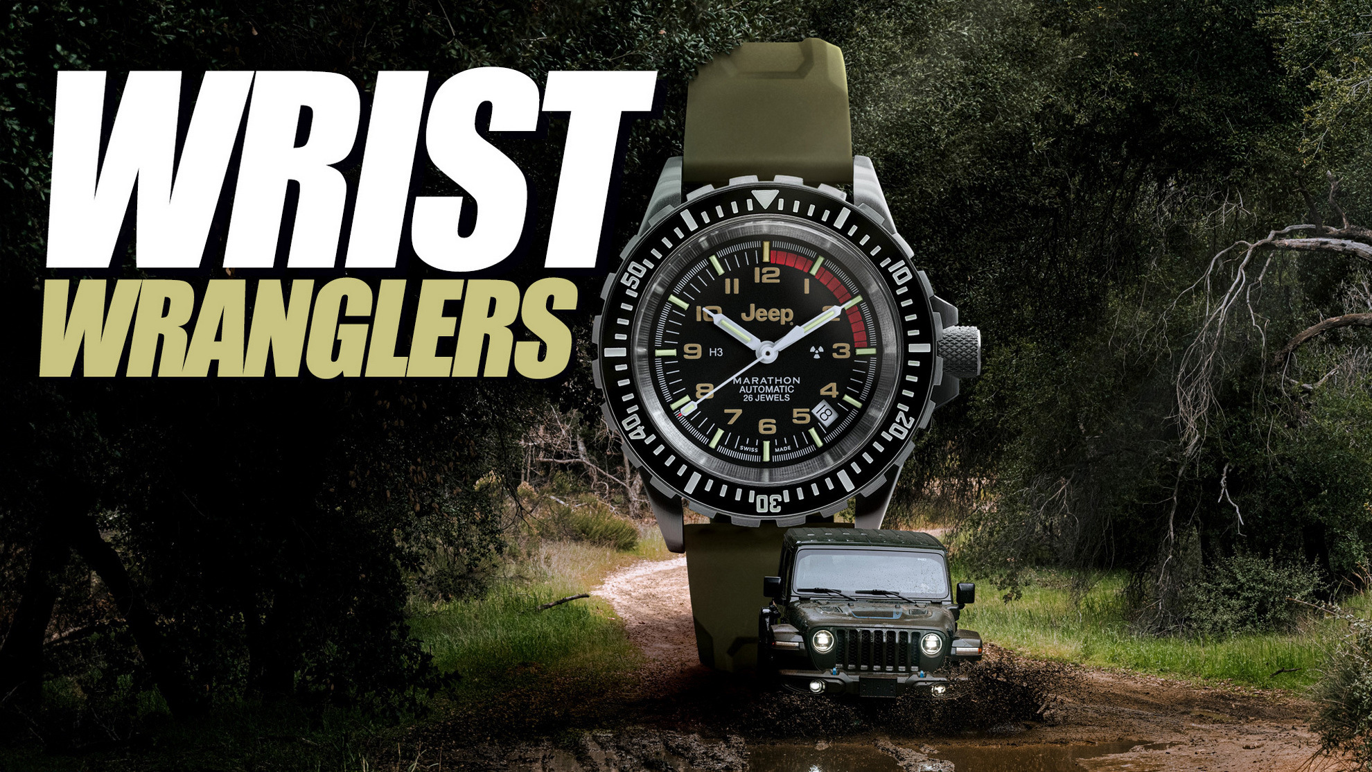 Jeep And Marathon Watches Team Up for Military-Inspired Timepieces ...