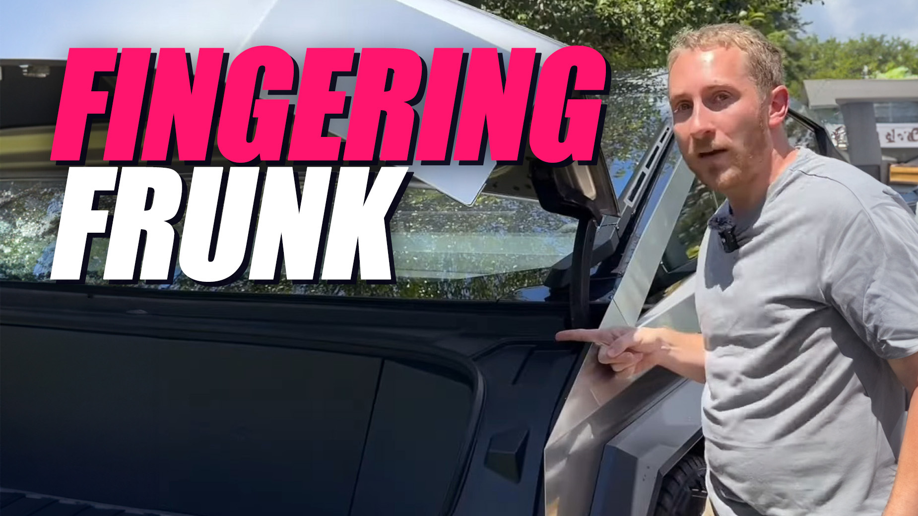 Man Puts His Finger Where He Shouldn’t To Test Tesla’s Cybertruck ...