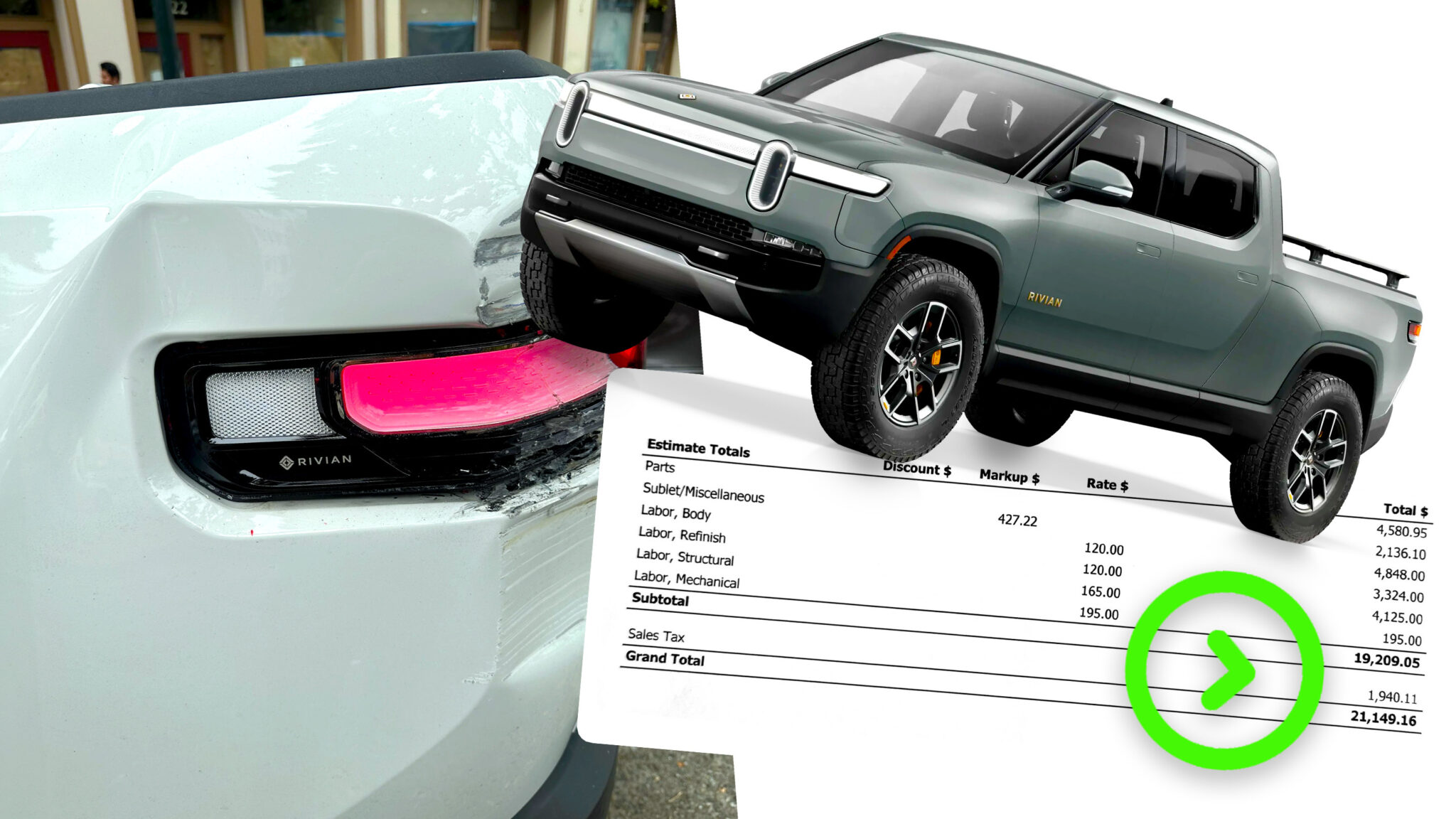 Can You Believe This Rivian R1T Damage Repair Cost $21,000? | Carscoops