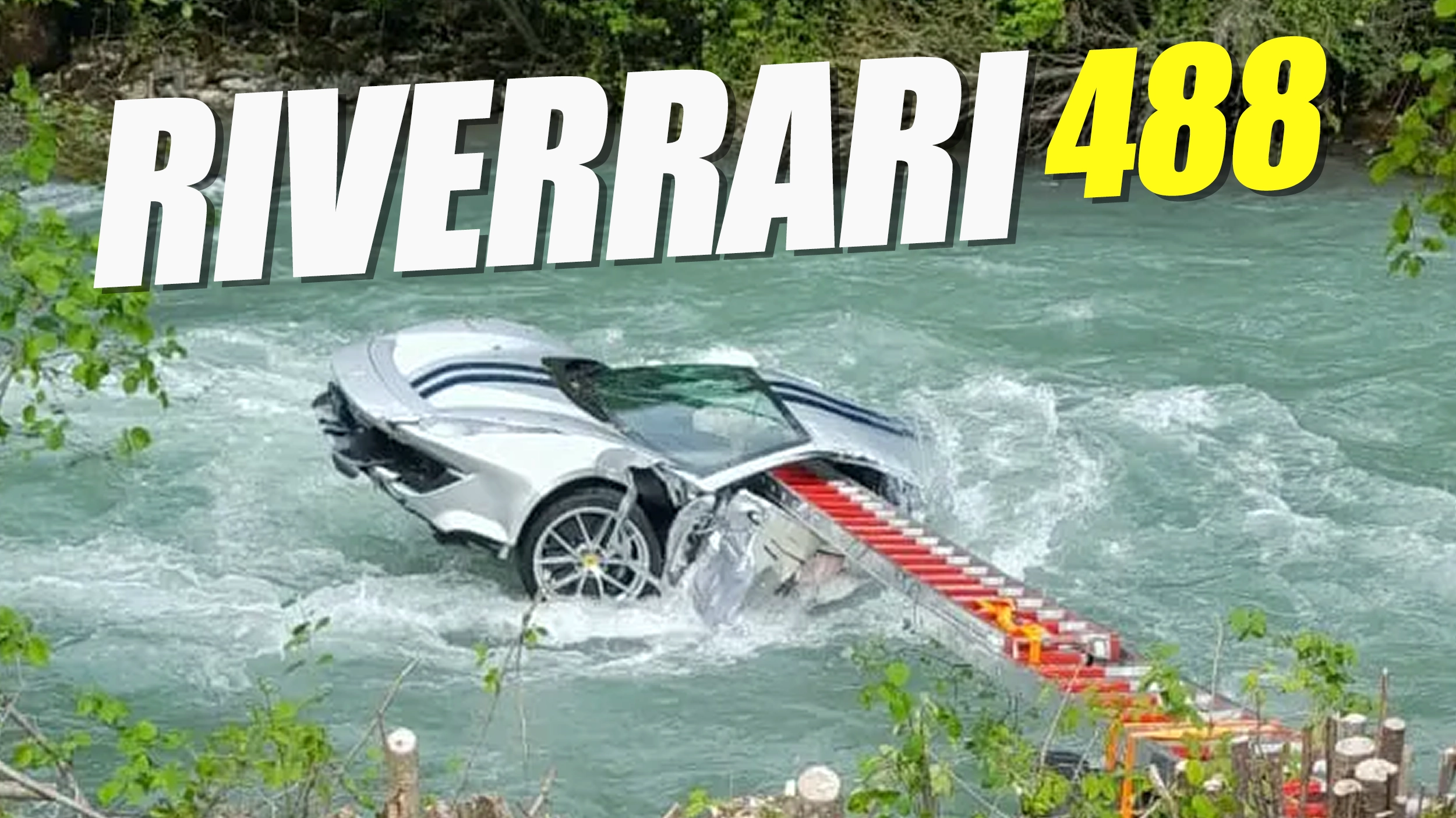Oh Fishticks! Ferrari 488 Pista Plunges Into River | Carscoops