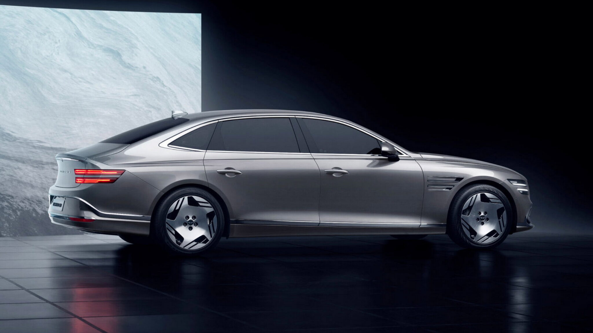 Genesis Electrified G80 Gains 27-Inch Display, Longer Wheelbase, And A ...