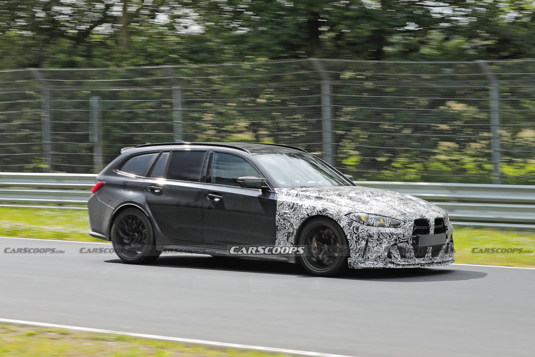 Hardcore BMW M3 CS Touring Gives A Flash Of Its Special Yellow DRLs ...