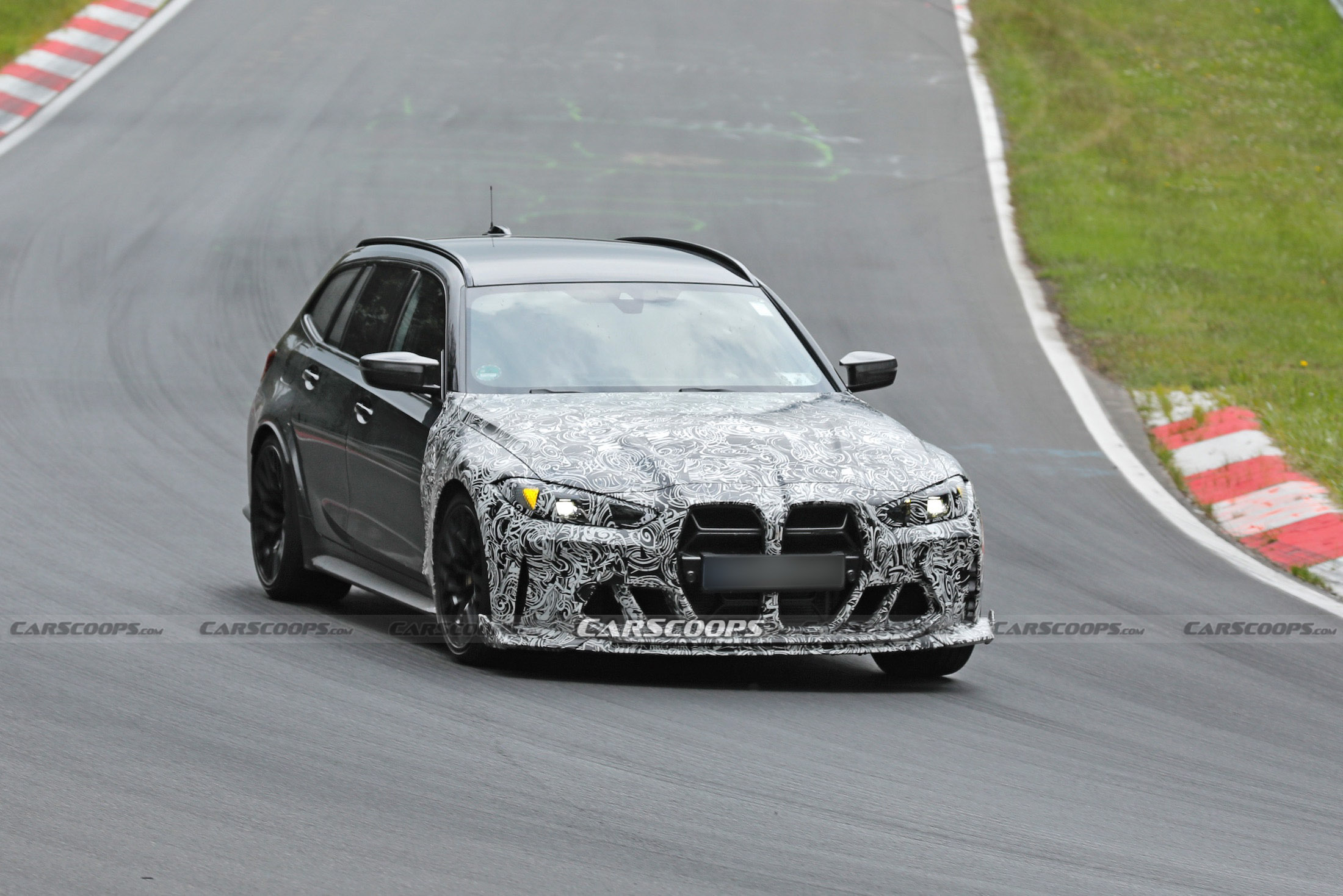Hardcore BMW M3 CS Touring Gives A Flash Of Its Special Yellow DRLs ...