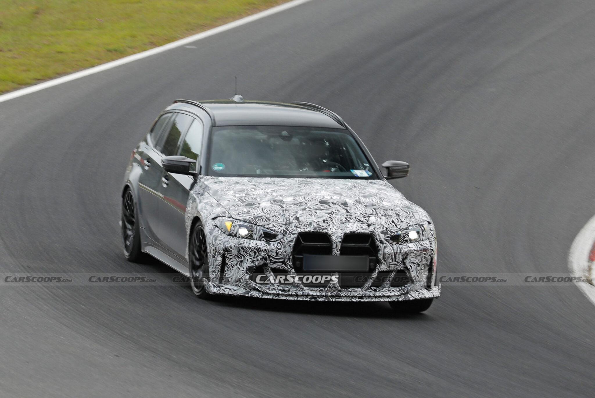 Hardcore BMW M3 CS Touring Gives A Flash Of Its Special Yellow DRLs ...