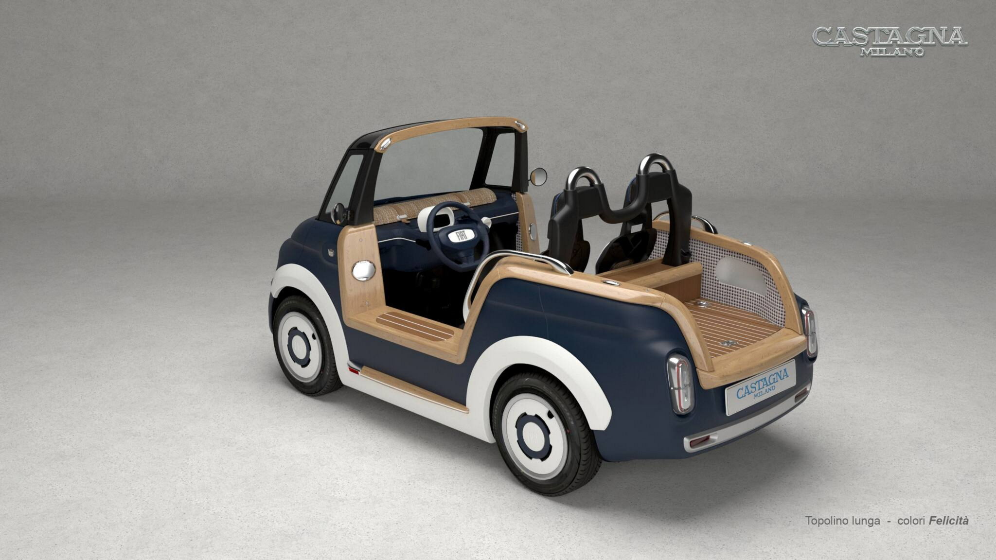 Fiat Topolino Turned Into An Adorable Beach Car By Castagna Milano ...