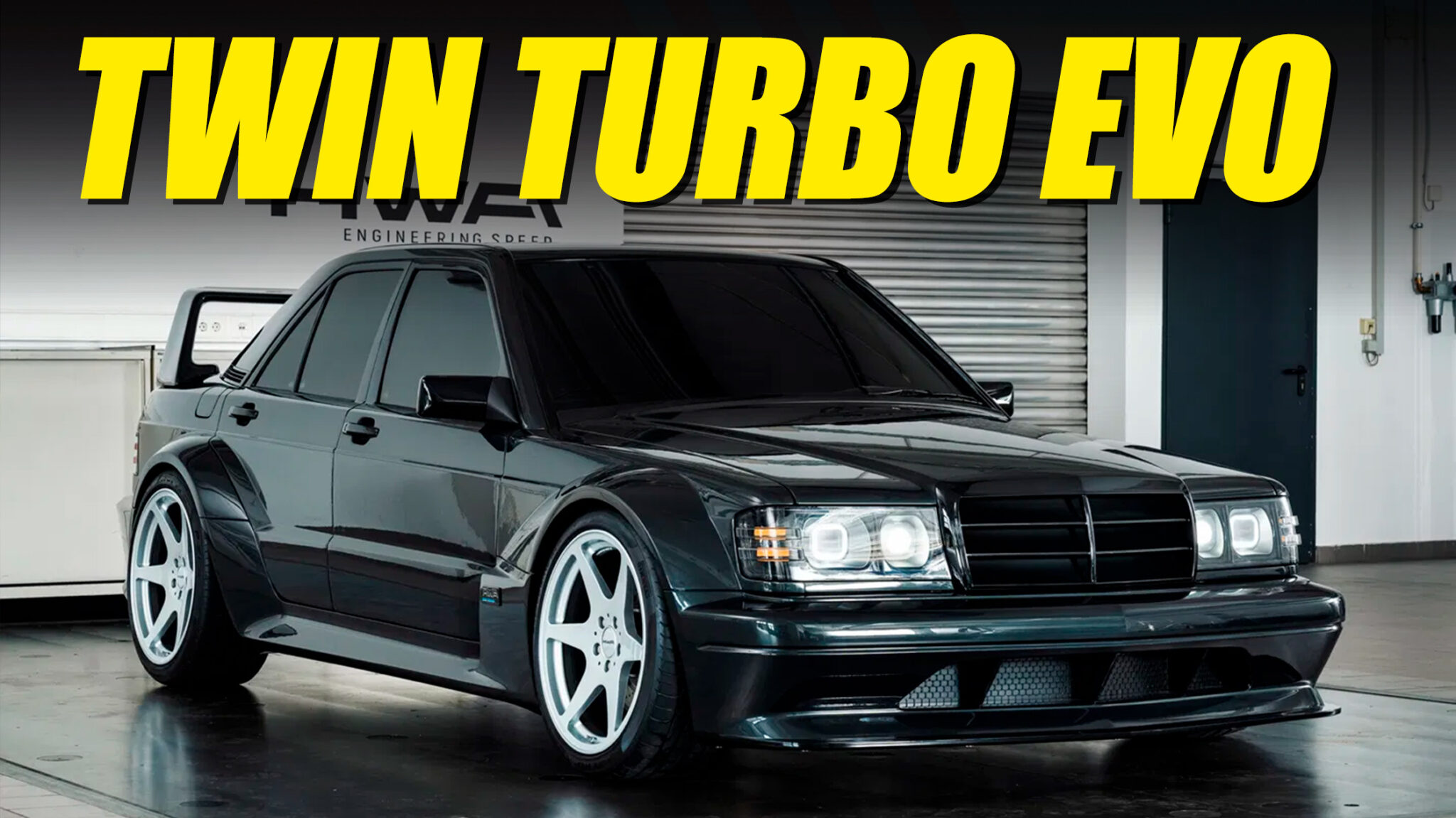 HWA’s Modern Mercedes 190E Evo Gets Twin-Turbo V6, Carbon Skin, And KW ...