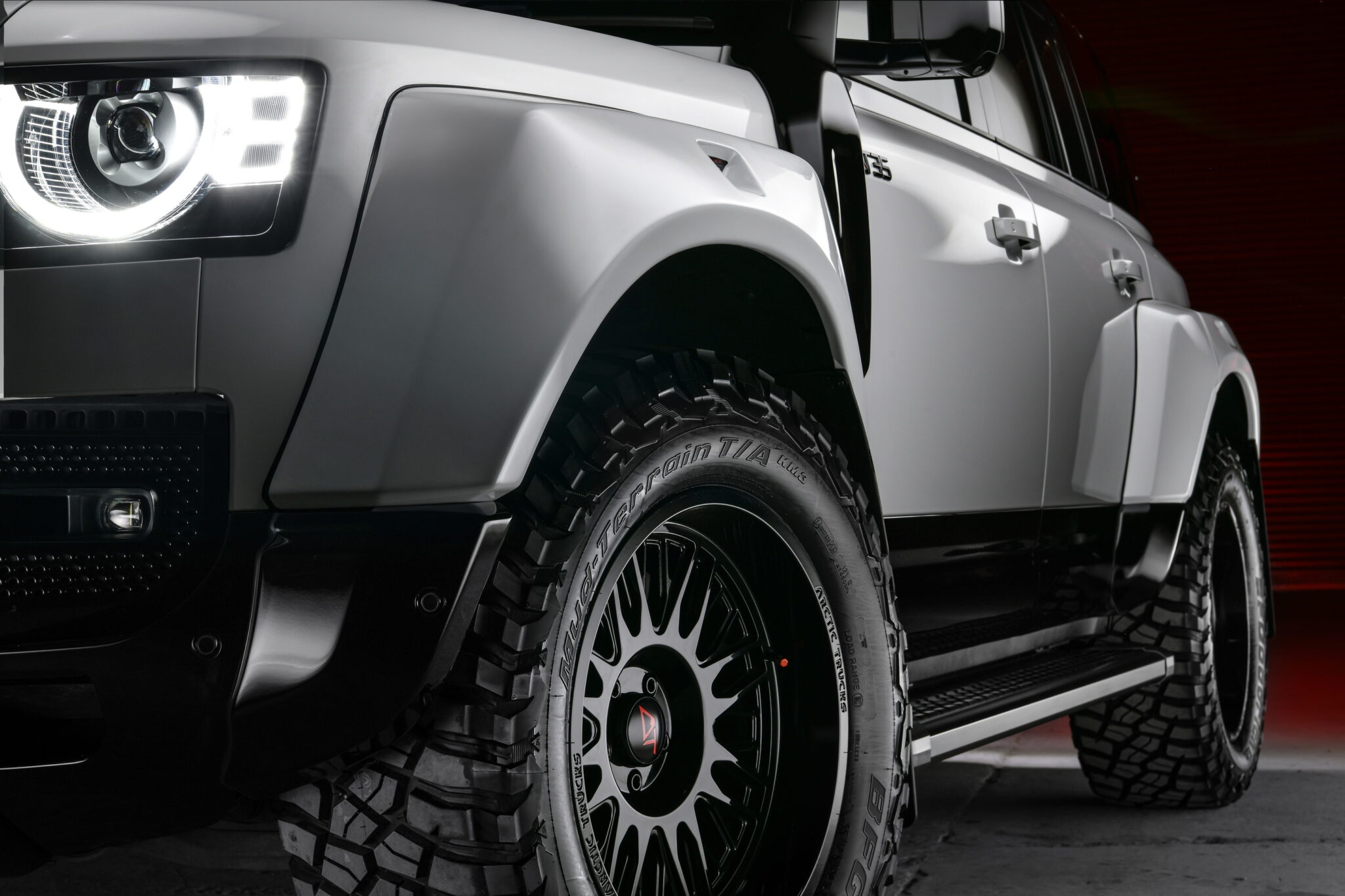Land Rover Defender Gets Ready To Conquer With Giant Fender Flares And ...