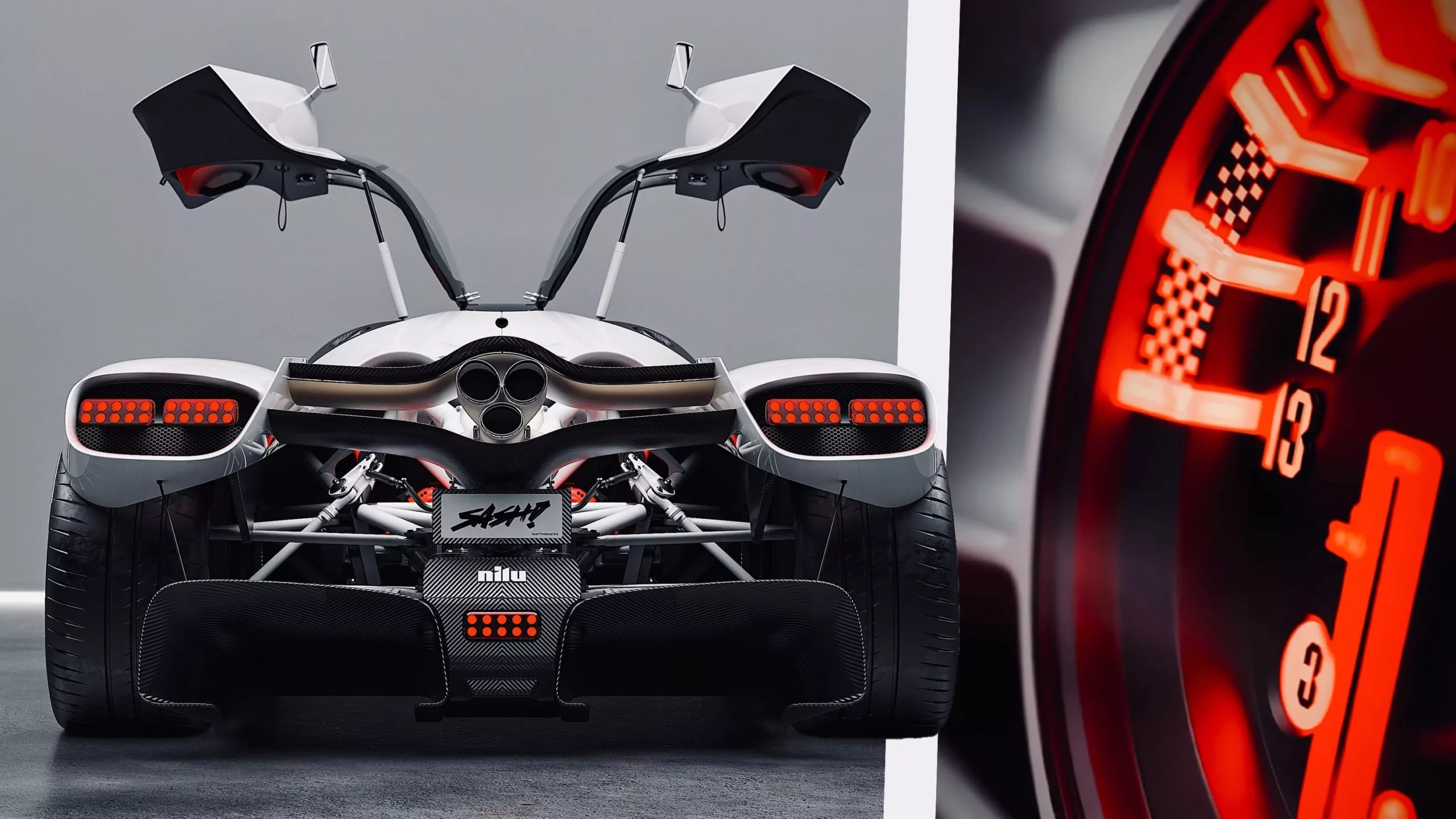 Ex-Bugatti Designer Teases Nilu27 Hypercar With A 13,000 RPM Tachometer ...