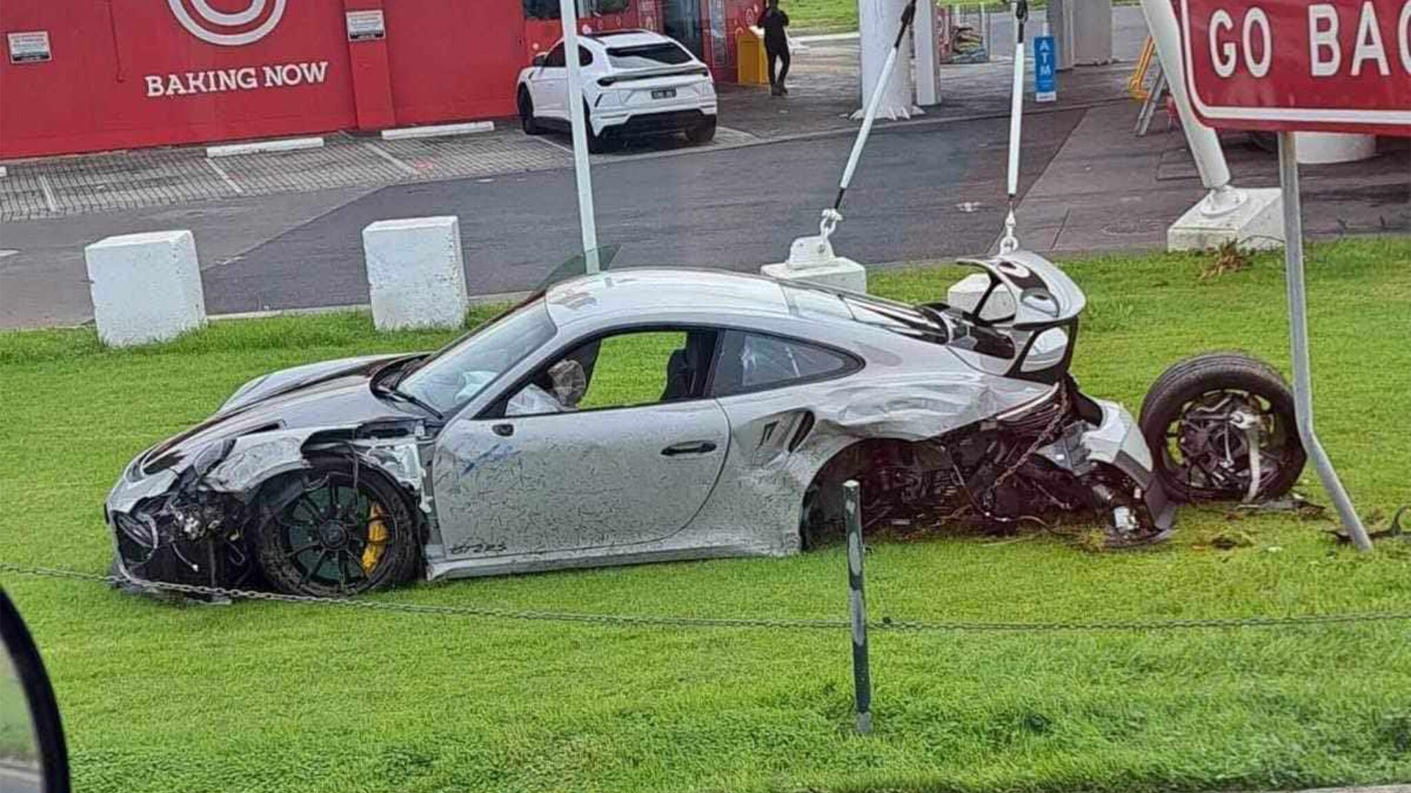 Porsche 911 GT2 RS Crashes Into Truck After Reckless Maneuver | Carscoops