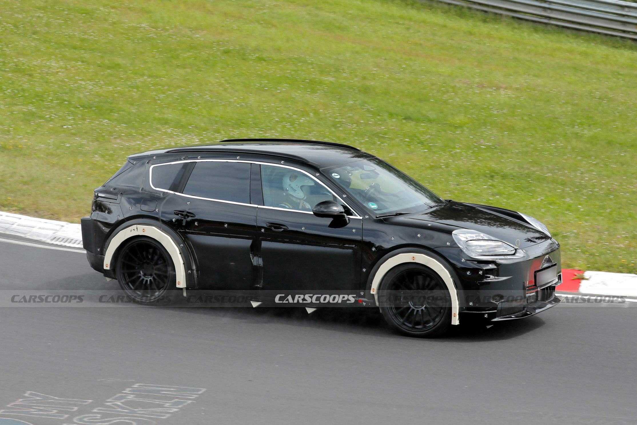 2026 Porsche Cayenne EV Looks Like A Supersized Macan EV | Carscoops