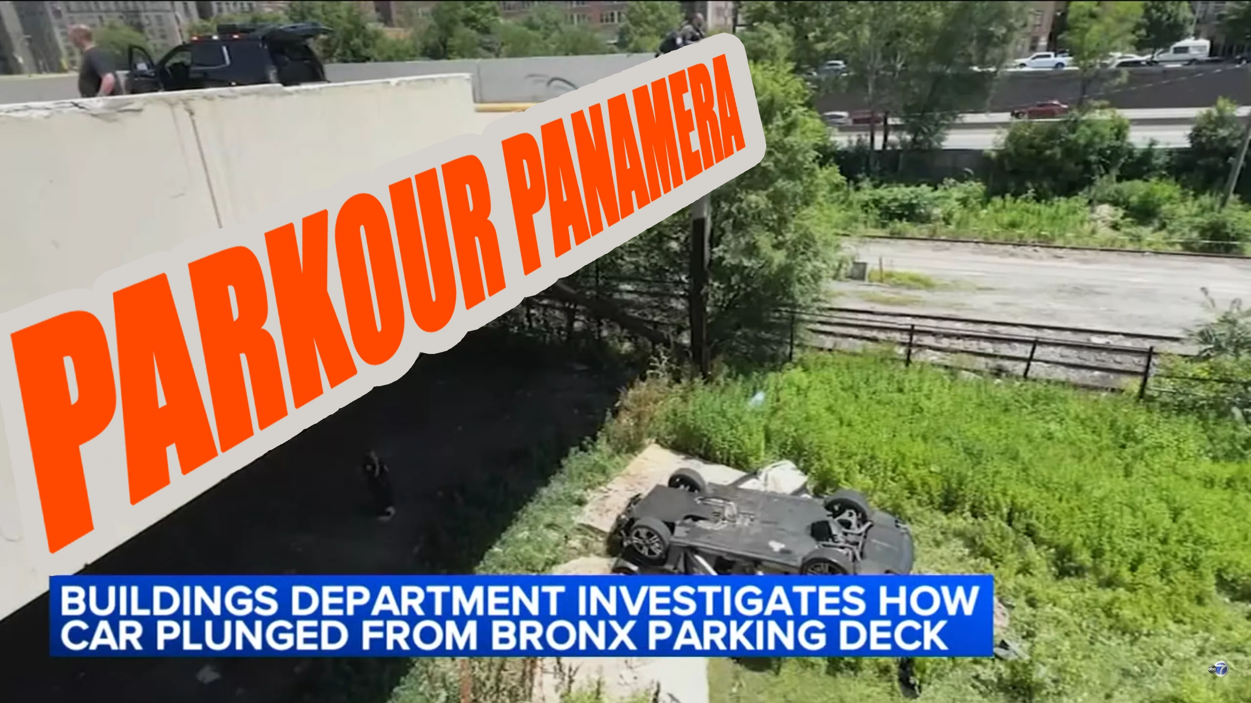 Porsche Flies Off NYC Parking Garage, Driver Nowhere To Be Found ...