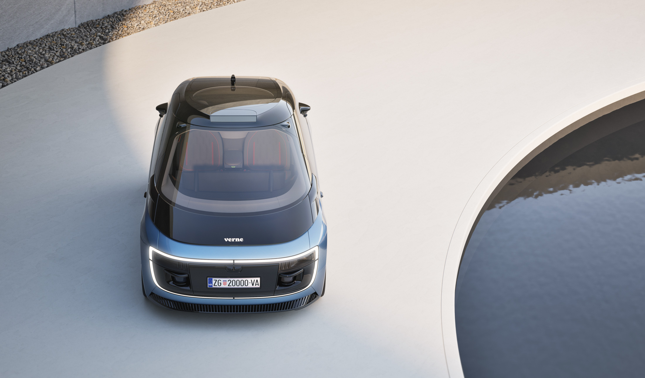 Rimac’s Verne Robotaxi Is A Sporty 2-Seat Coupe With Sliding Doors And ...