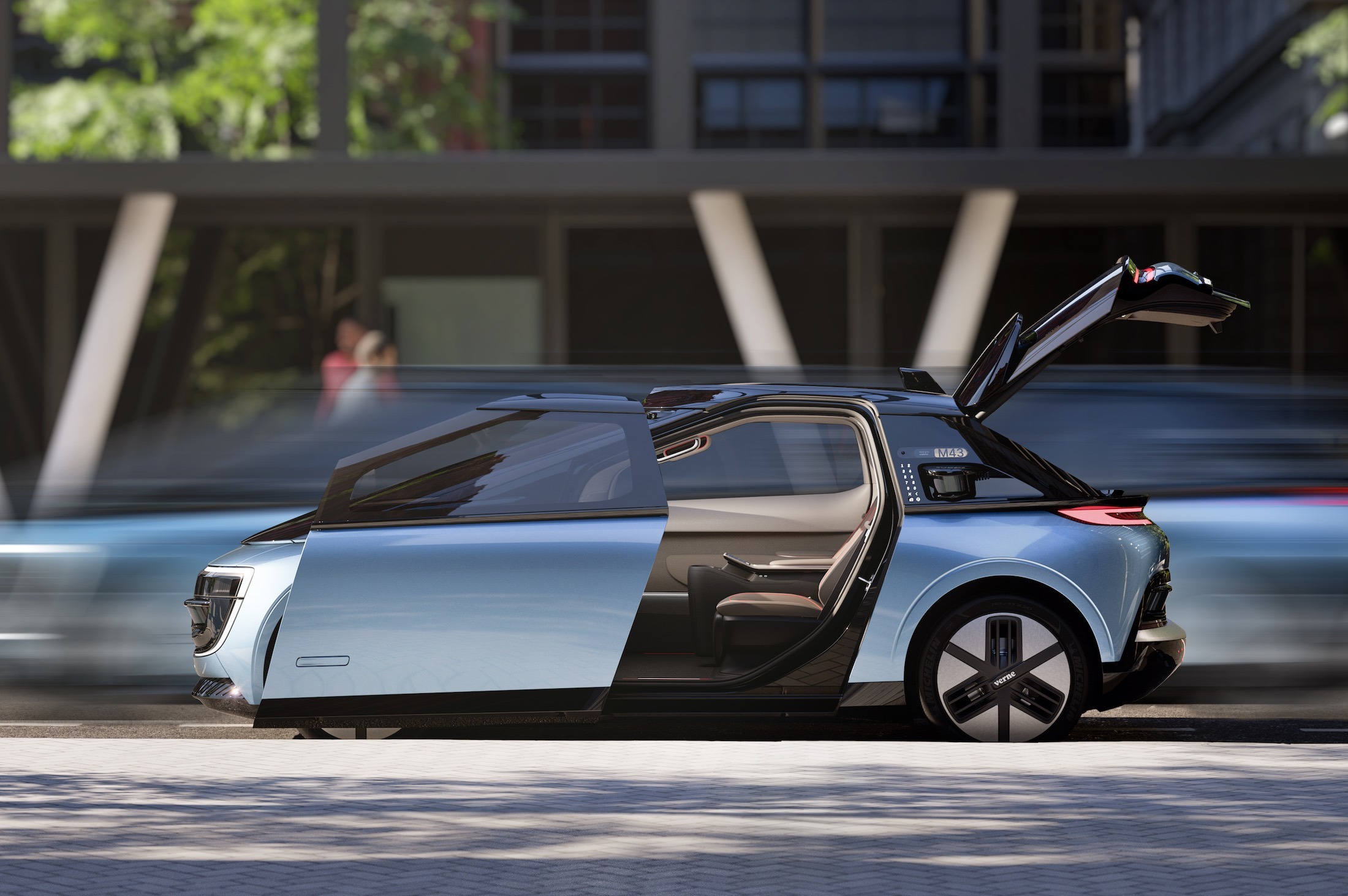 Rimac’s Verne Robotaxi Is A Sporty 2-Seat Coupe With Sliding Doors And ...