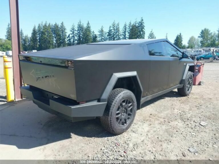First Wrecked Cybertrucks Hit The Auction Block, An Opportunity Or A ...