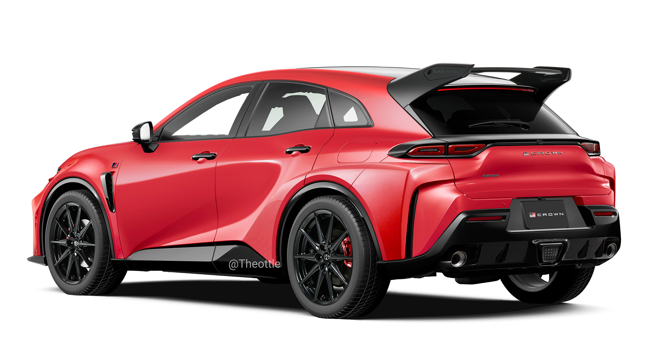 Toyota GR Crown Sport Render Looks Like A Rally-Spec Purosangue | Carscoops