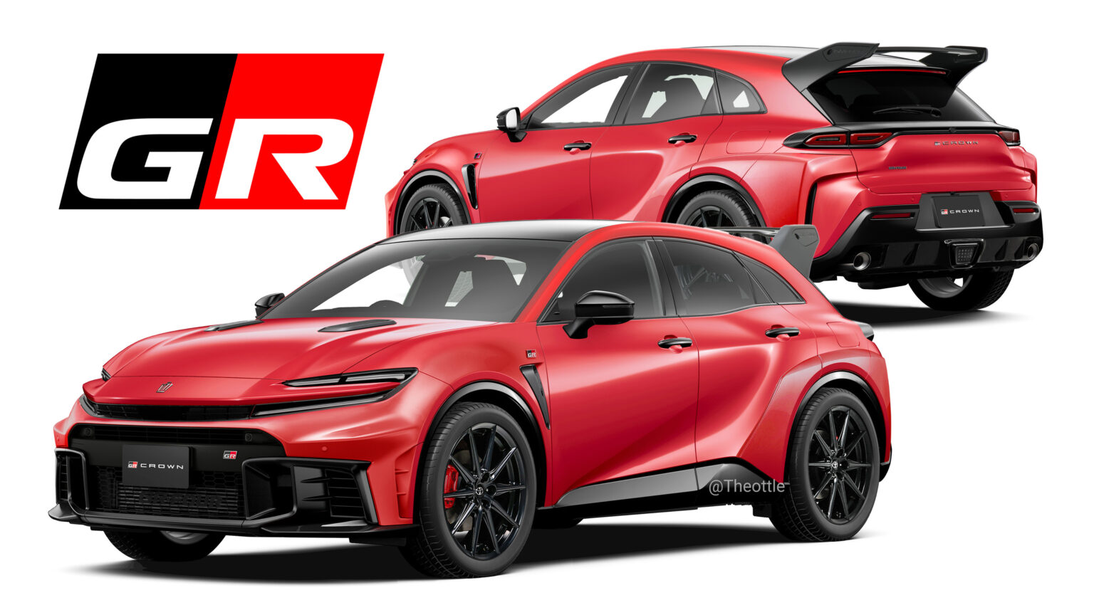 Toyota GR Crown Sport Render Looks Like A Rally-Spec Purosangue | Carscoops