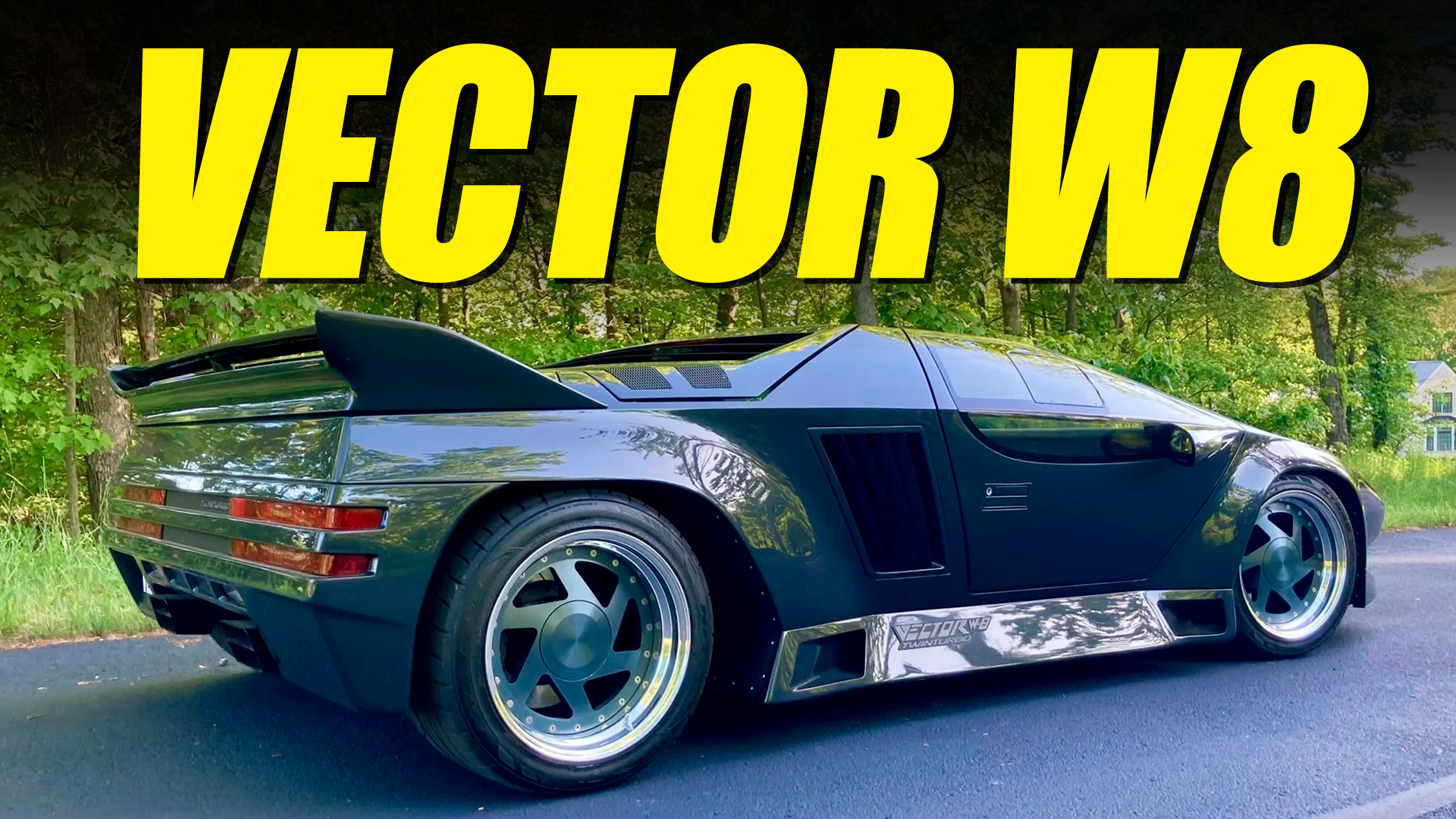 Fabulous Vector W8 Twin Turbo Photographs The Vector W8 Enigma That
