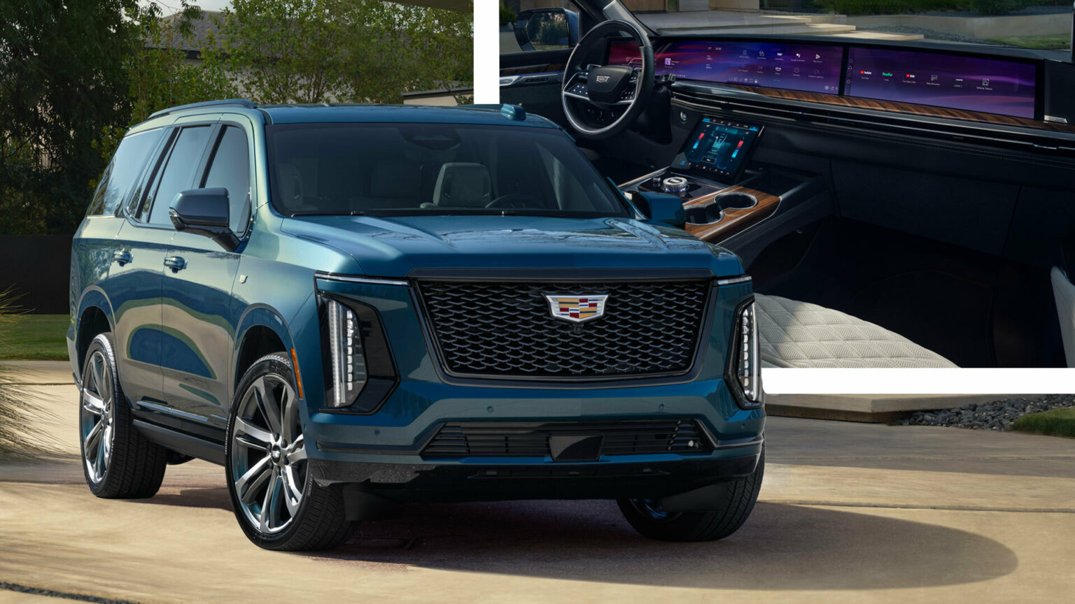 2025 Cadillac Escalade Gets A Jaw-Dropping Interior With 55-Inch ...