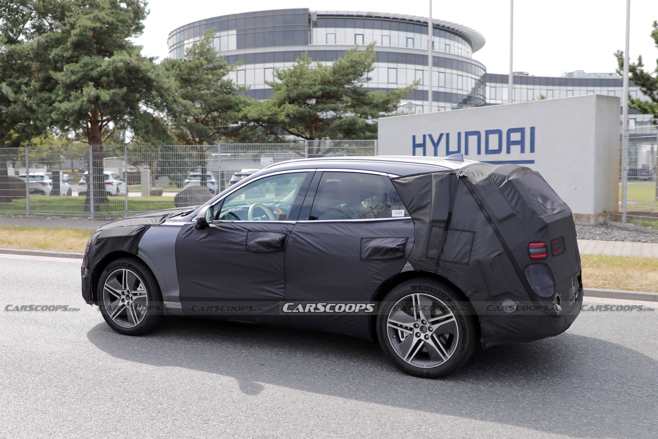 Facelifted Genesis GV70 Electrified Inbound With Massive Dashboard ...