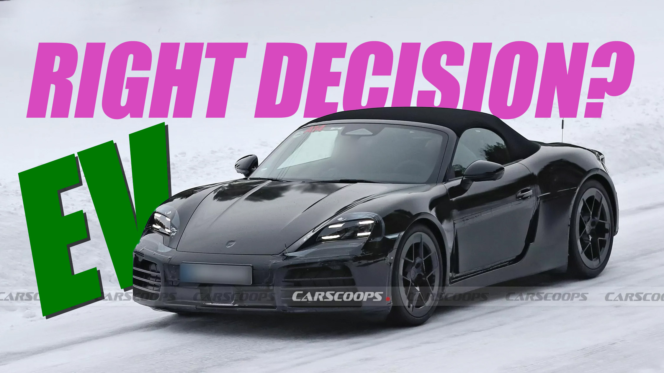 Has Porsche Made a Mistake ending all ICE engines for the Boxster Line ...