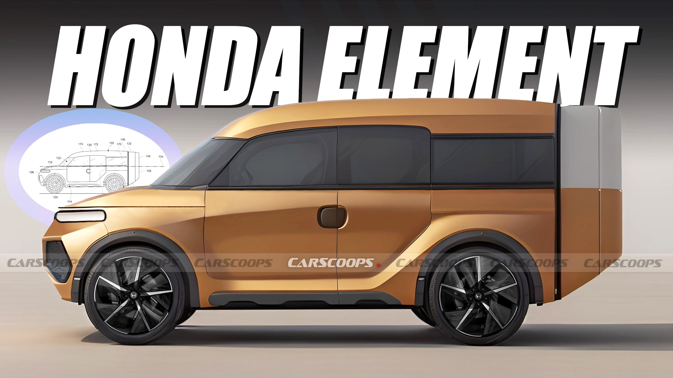 Honda Patents Hint At Element-Inspired SUV And Pickup | Carscoops